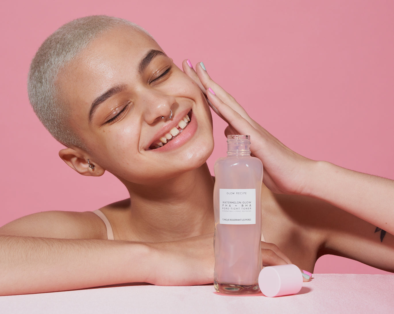 How To Use The Watermelon Glow PHA+BHA Pore-Tight Toner