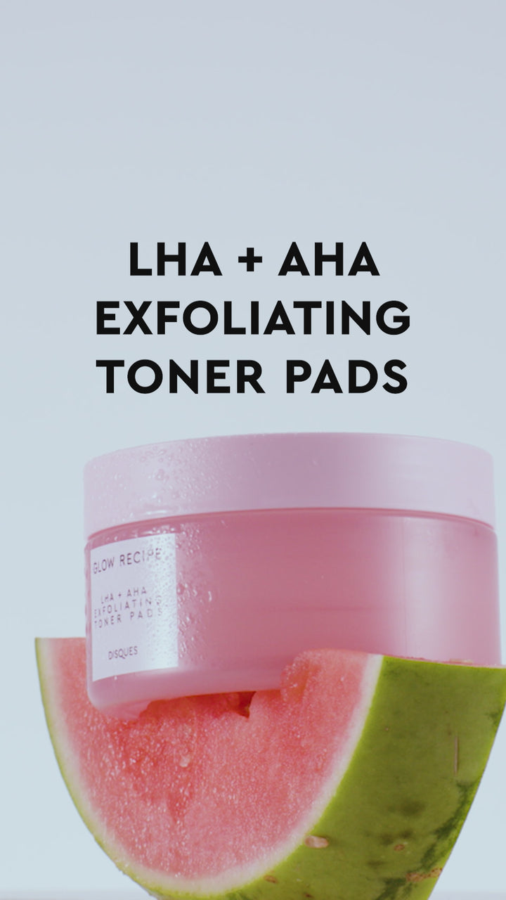 LHA + AHA Korean Watermelon Toner Pads